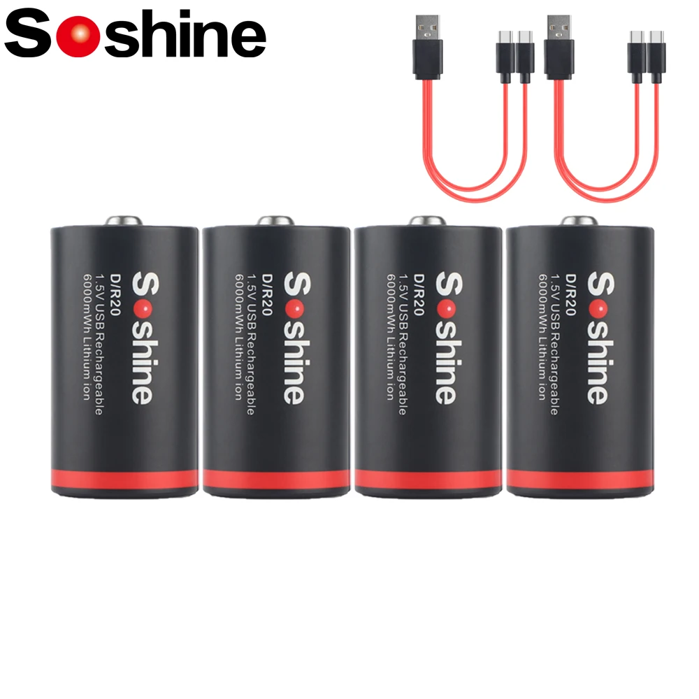 Soshine-USB-6000mWh-D-Size-Batteries-1-5V-Lithium-Battery-6000mWh-Li ...