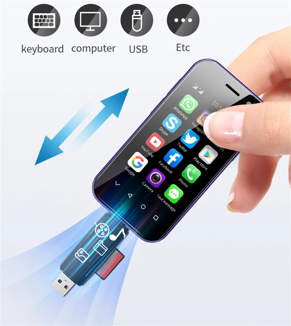 SOYES XS14 Pro Mini Smartphones 4G LTE 3GB+64GB Android 9.0 Quad Core 3 ...