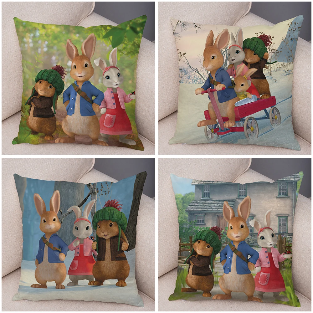 4-Pcs-Colorful-Cute-Cartoon-Rabbit-Cushion-Cover-for-Sofa-Home-Decor ...