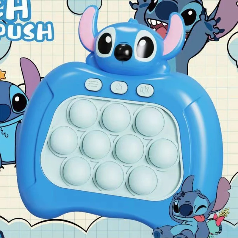 Disney-juguete-de-Lilo-Stitch-para-ni-os-consola-de-juegos-de-empuje-r ...