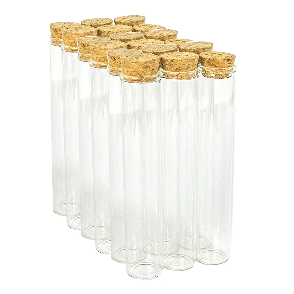 50pcs-30ml-Transparent-Test-Tube-Jars-Reusable-Food-Grade-Storage-Vials ...