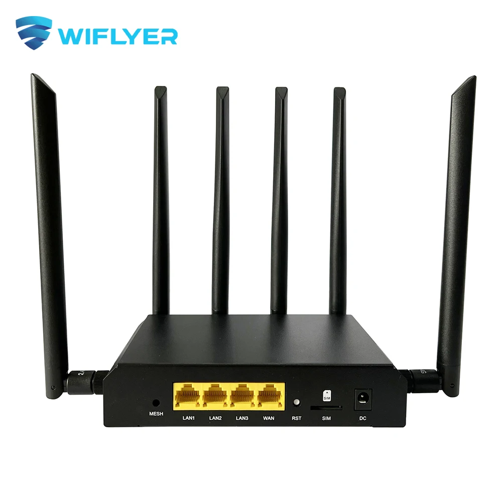 Wiflyer-4G-Openwrt-Router-Wifi6-Mesh-1800Mbps-Sim-Card-Gigabit-LAN-2 ...