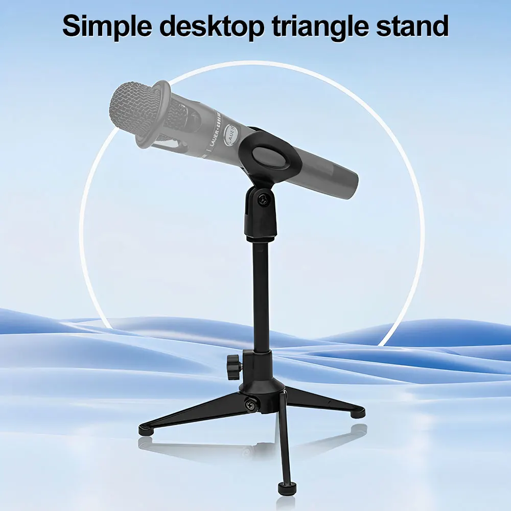 Microphone-Stand-Desktop-Tripod-Mini-Portable-Table-Stand-Adjustable ...