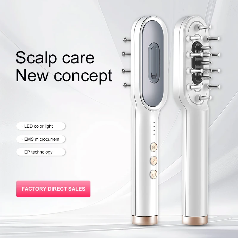 KSKIN LED Red Light Therapy Electric Massage Comb Hair Growth ...