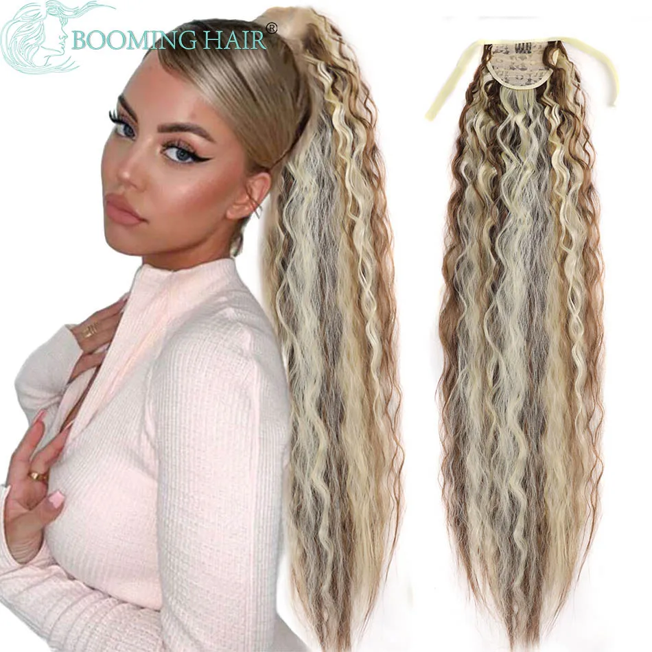 Ekor-Kuda-Keriting-Keriting-Bergelombang-Jagung-Super-Panjang-Rambut ...