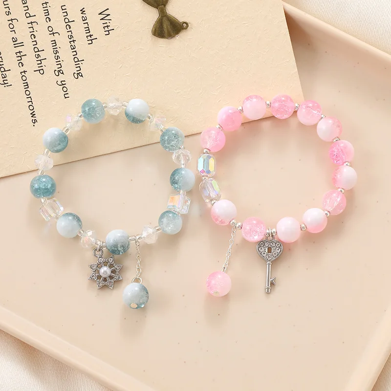 Advanced-Ice-Ripple-Bead-Bracelet-Fresh-Student-Friend-Bracelet-Women-s ...