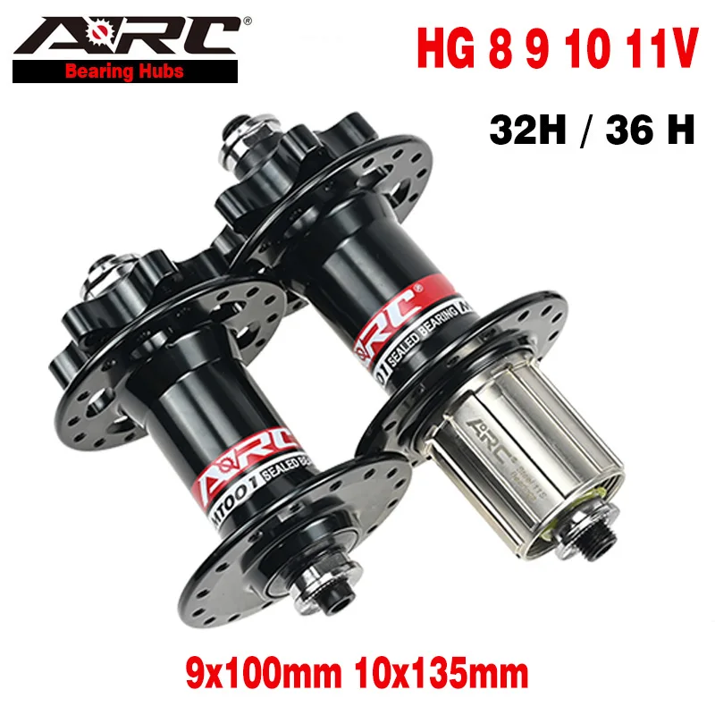 ARC-MTB-Hub-de-bicicleta-32h-36h-9x100-10x135-6-Parafuso-de-disco-cubo ...