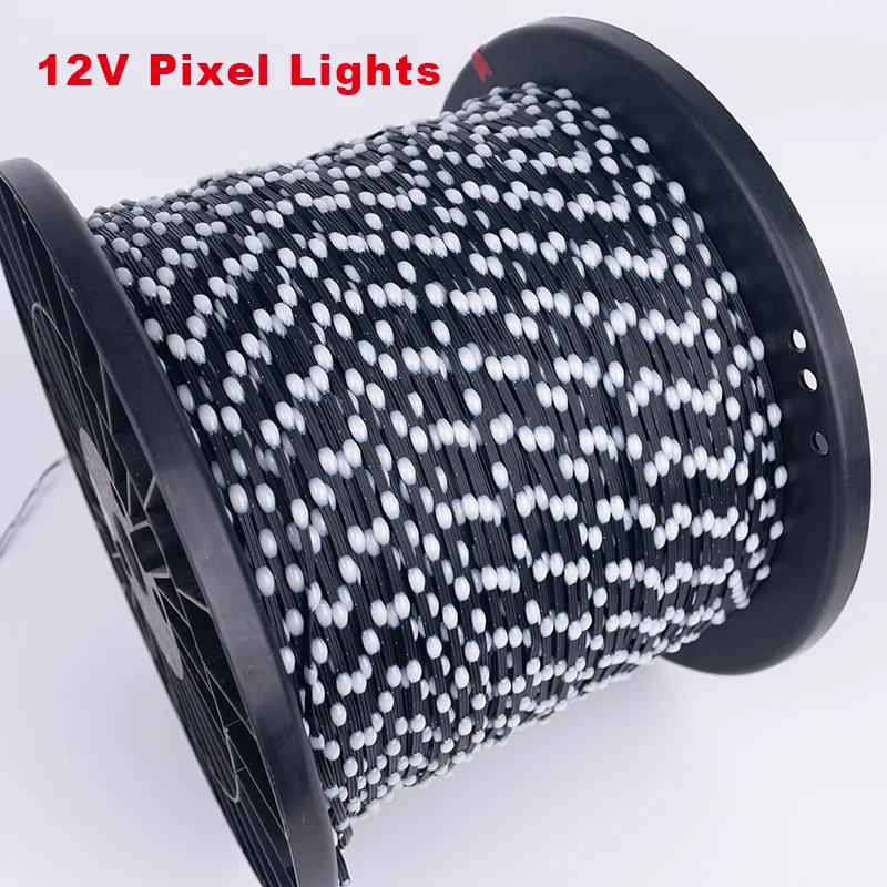 DC12V-3PIN-15-20-25-30mm-50mm-100mm-Pitch-WS2811-WS2812-LED-Pebble ...