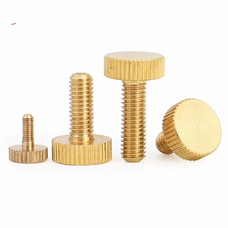 M3 M4 M5 M6 M8 M10 Brass Flat Head Hand Screw GB835 Pure Copper Big ...