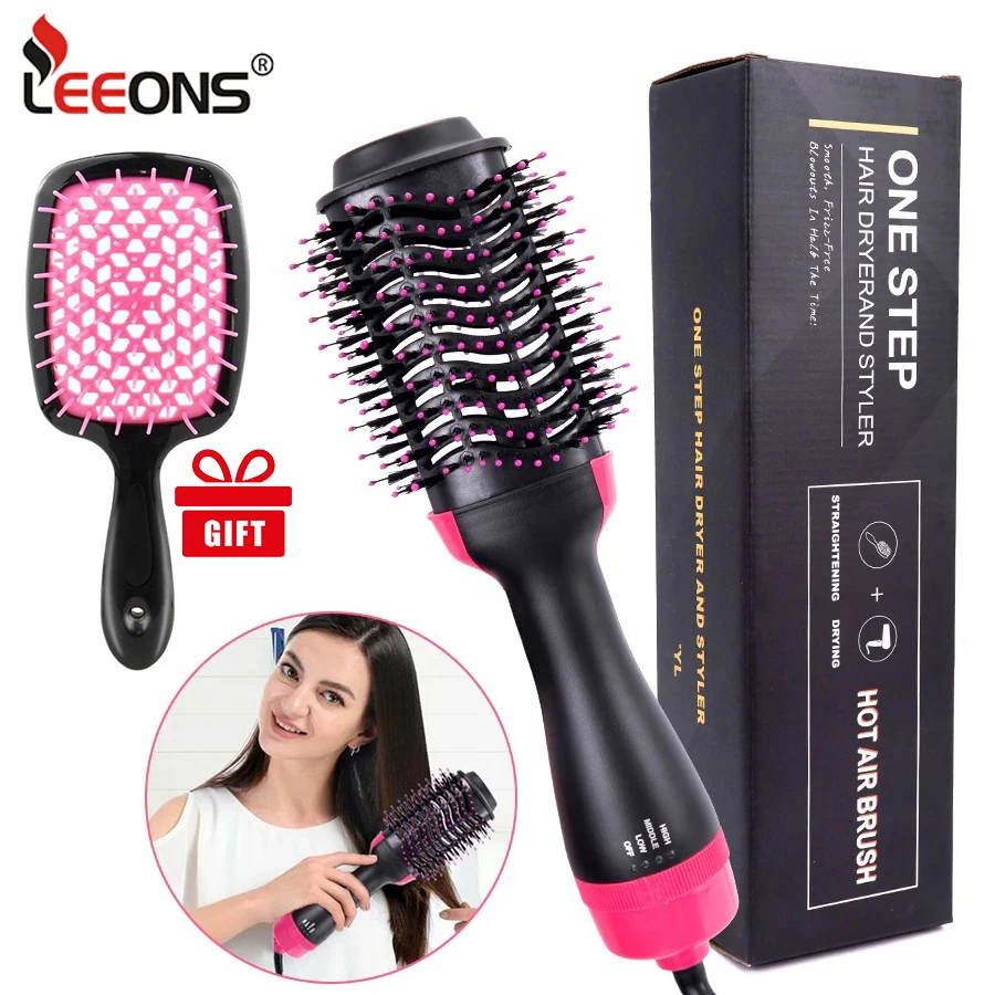 One-Step-Volumizer-Hair-Dryer-And-Hot-Air-Brush-4-In-1-Hair-Dryer-Brush ...