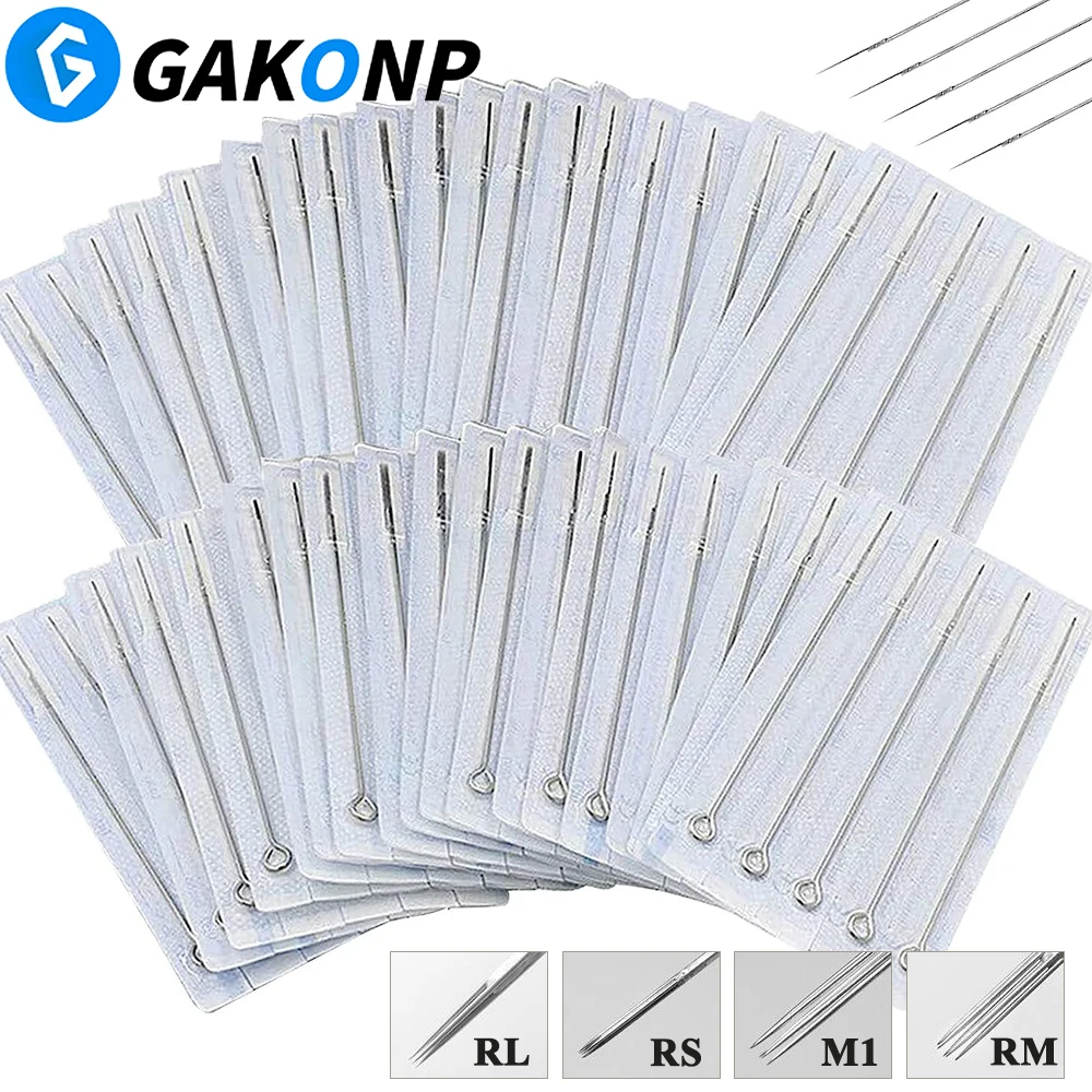 50/20/10/5PCS Sterilized Tattoo Needles 0.35MM Stick and Poke Needles ...