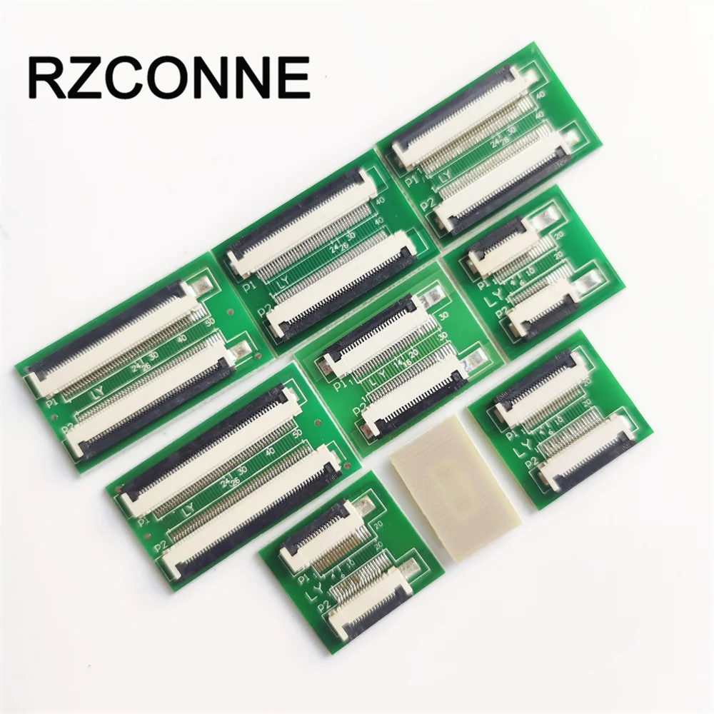 2pcs FPC FFC Flexible Flat Cable Extension Board PCB Pitch 0.5 mm 4 6 8 ...