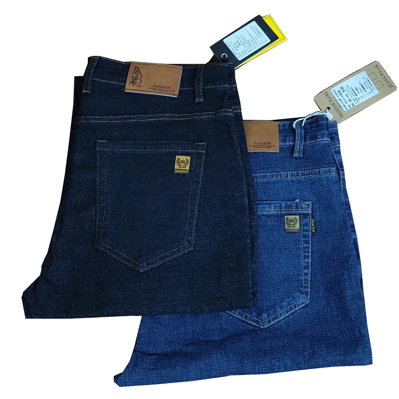 Men-s-Stretch-Blue-Black-Jeans-Classic-Style-Business-Fashion-Pure-Slim ...