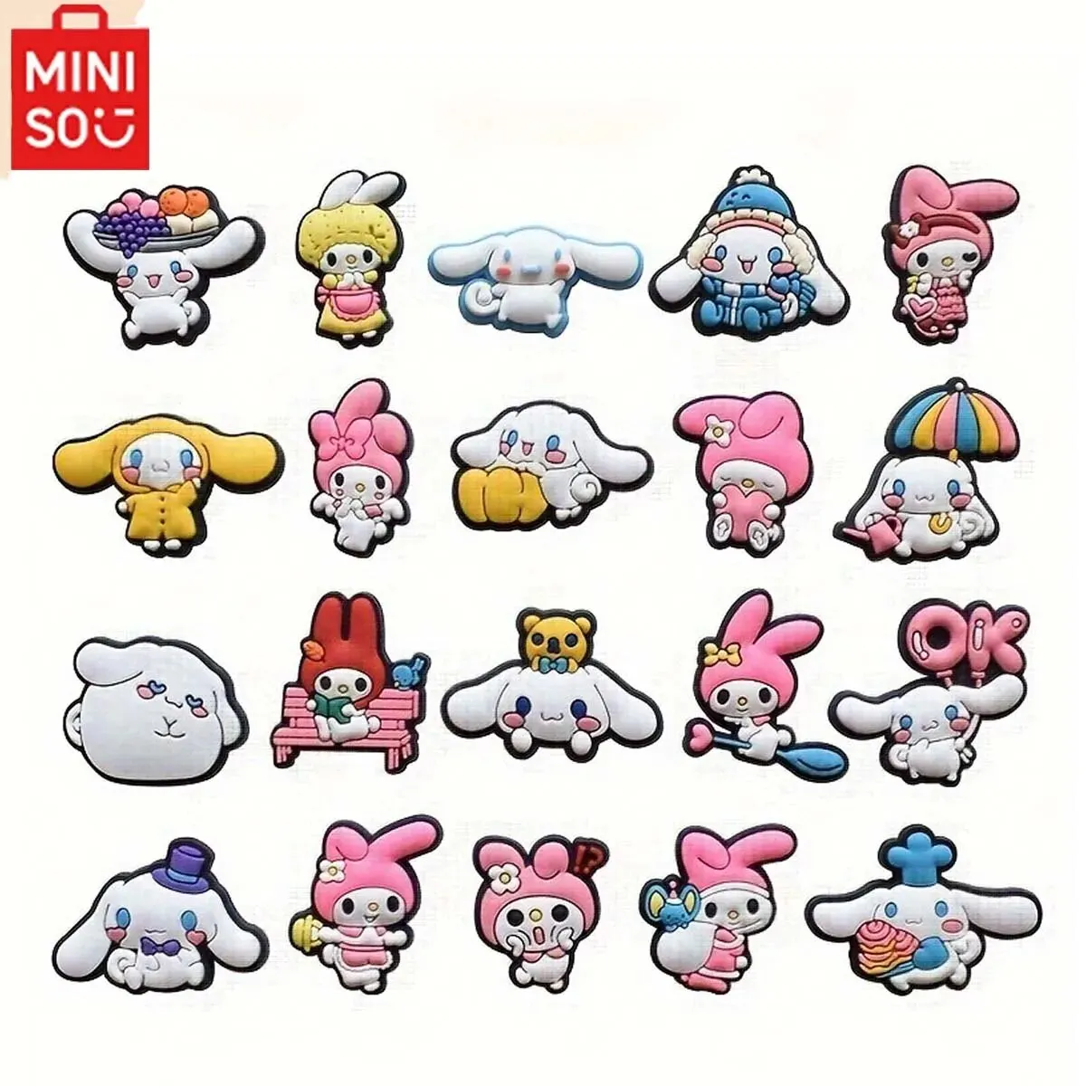 MINISO-20-52pcs-Sanrio-Shoe-Decorations-Accessories-Charms-For-Clogs ...