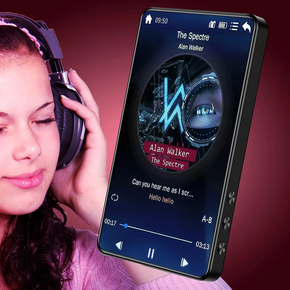 X20-New 4 Inch HD Mp3 Mp4 Player Full Touchscreen Bluetooth 5.0 16GB ...