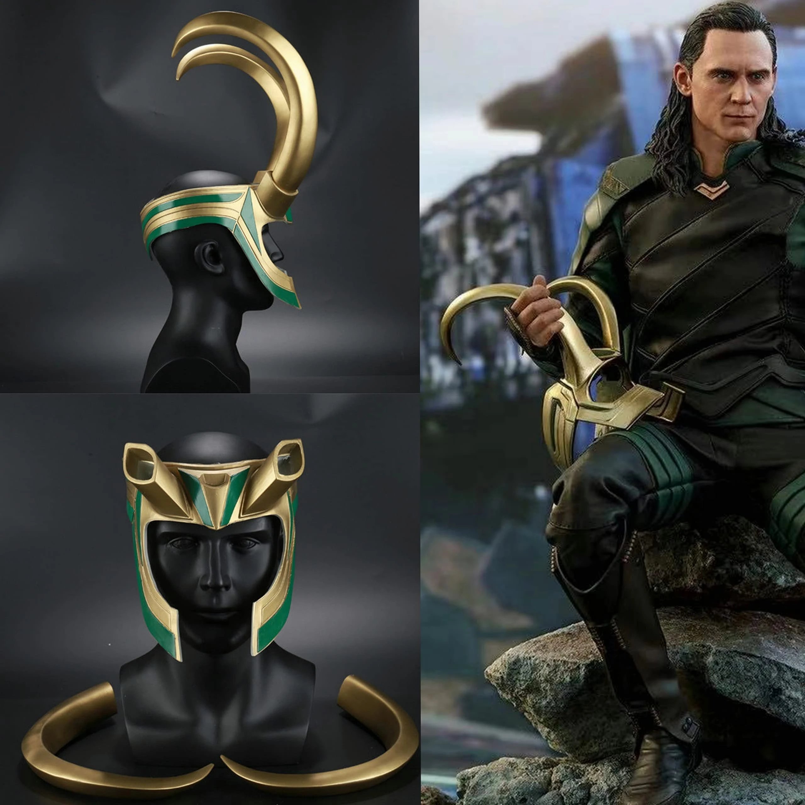 Loki Helmet Tom Hiddleston