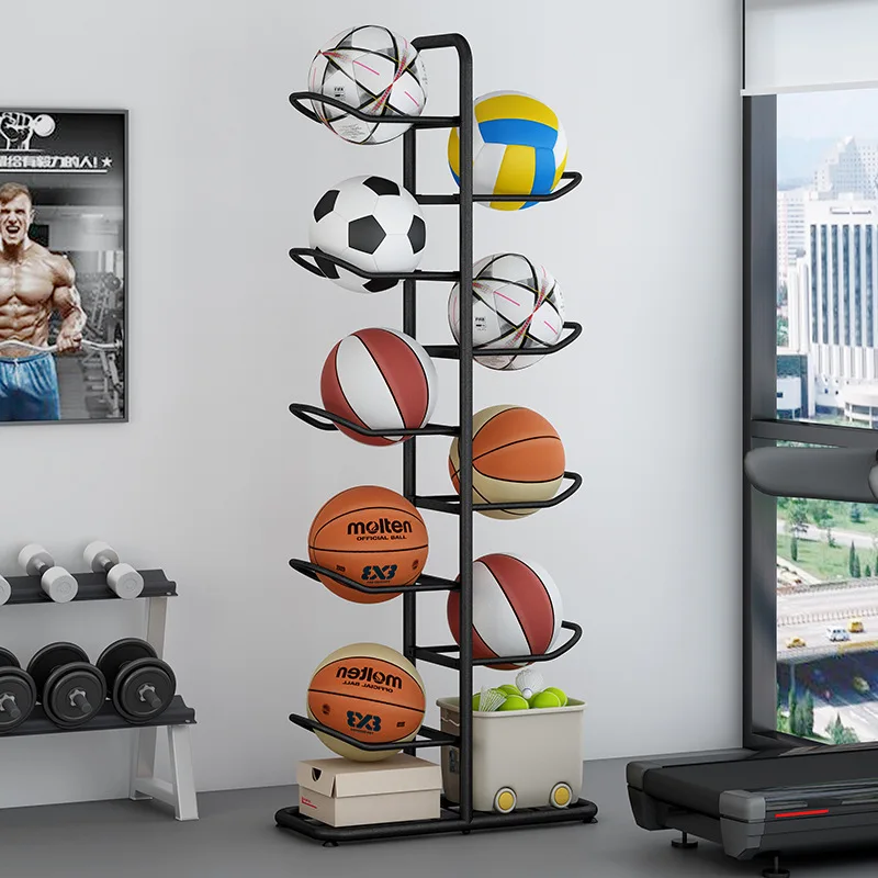 Basketball-storage-rack-Household-children-s-toys-Balls-Multilayer ...