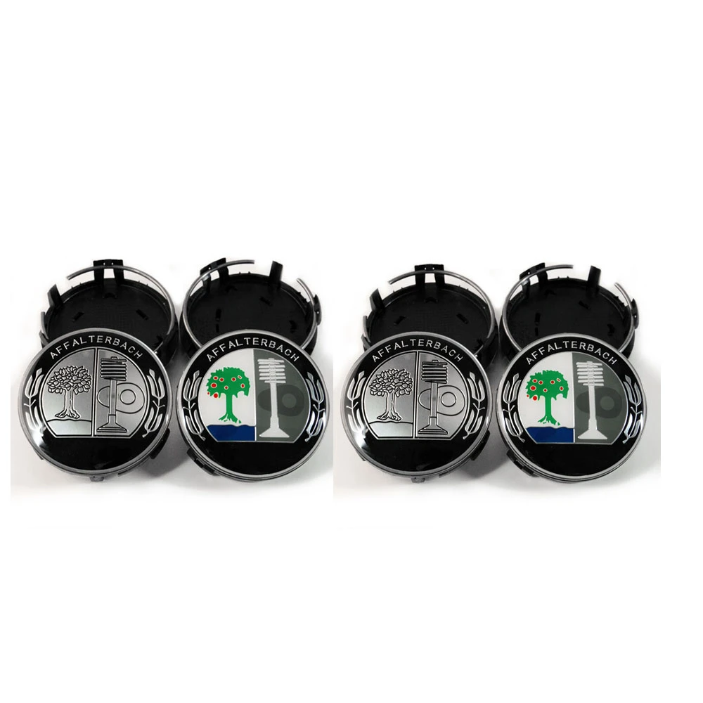 Para BRABUS Roda Central Cap BRABUS Hub Cap 4pcs 75mm Hub Center Cap ...