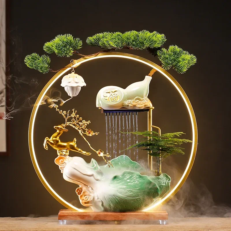 Ceramic-Ornaments-Circulating-Water-Living-Room-Decorations-Living-Room ...