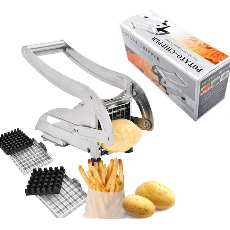 Manual Potato Cutter Stainless Steel French Fries Slicer Potato Chips ...