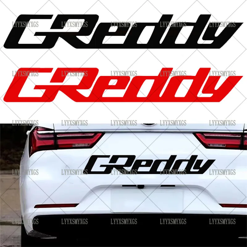 Self-Adhesive Custom Creative GREDDY Car Stickers Waterproof Sunscreen ...