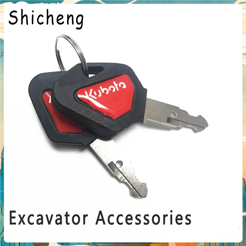 Key-Ignition-Key-Start-Key-Excavator-Cab-Door-Key-Excavator-Accessories ...