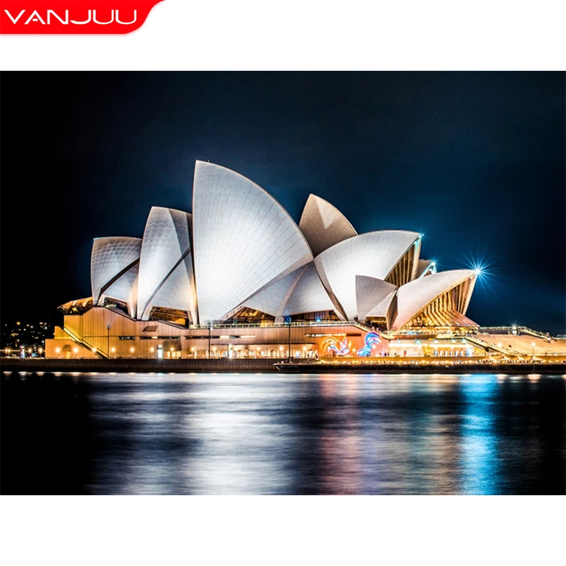 5D-DIY-Diamond-Painting-Sydney-Opera-House-Full-Square-Round-Diamond ...