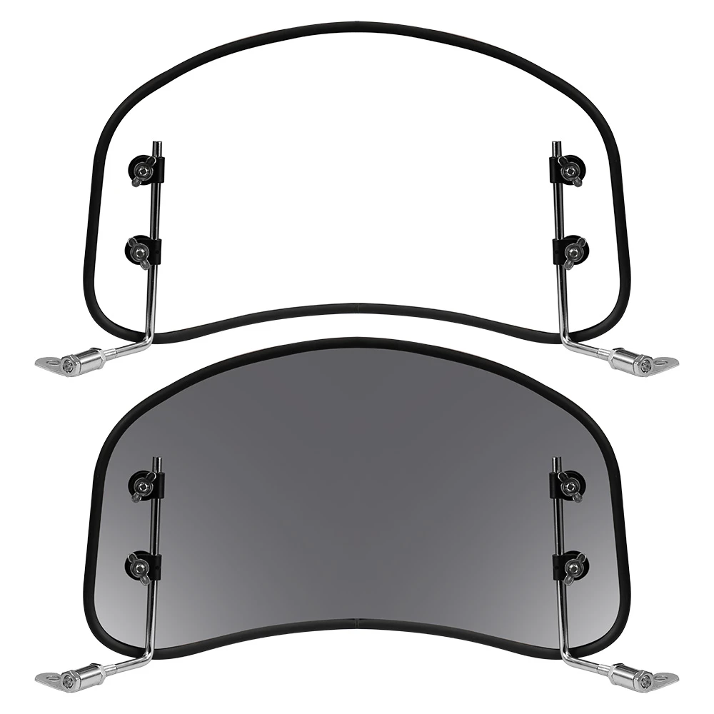 Motorcycle Windshield Universal Scooter Windscreen Wind Deflector ...