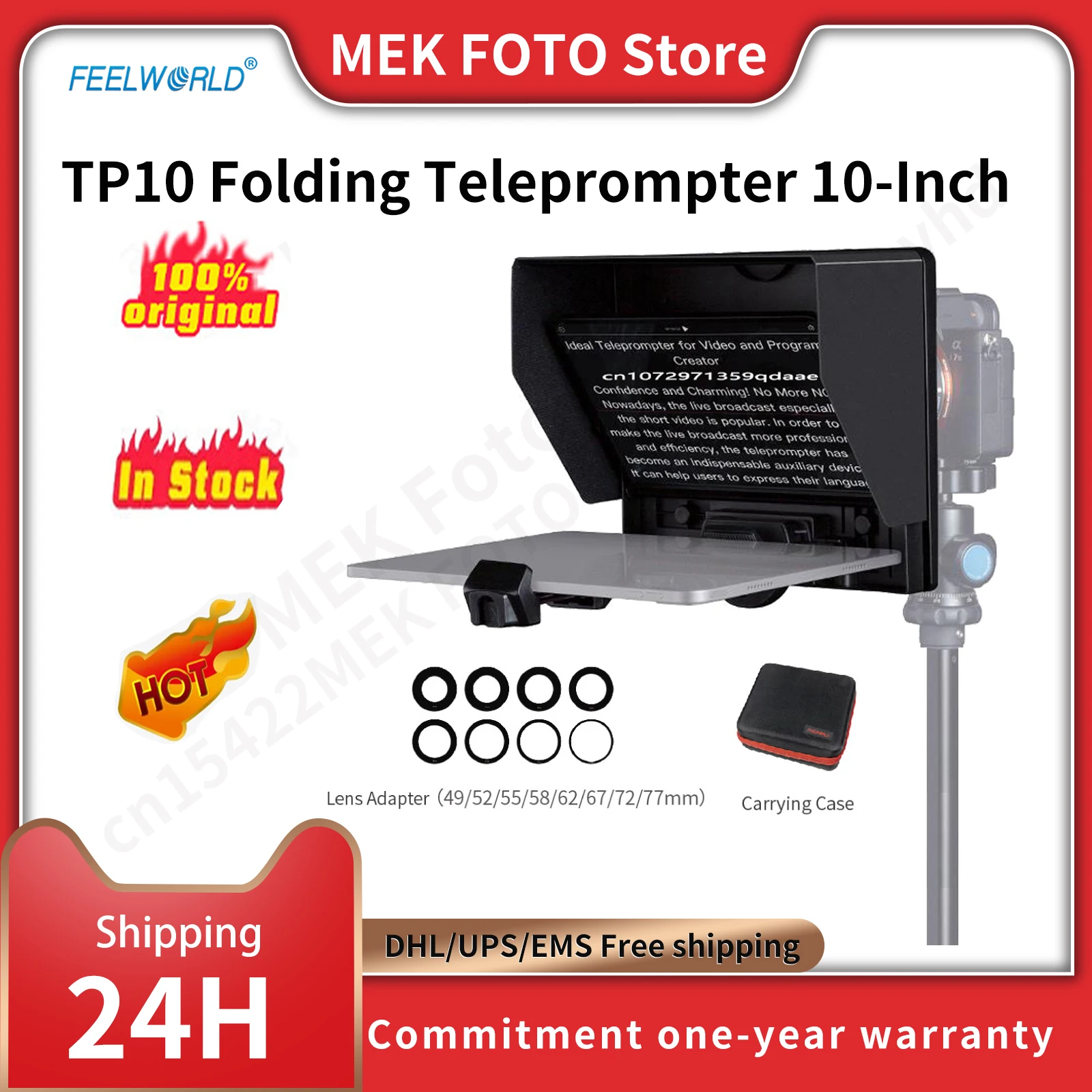FEELWORLD-TP10-Folding-Teleprompter-Portable-10-Inch-Smartphone-DSLR ...