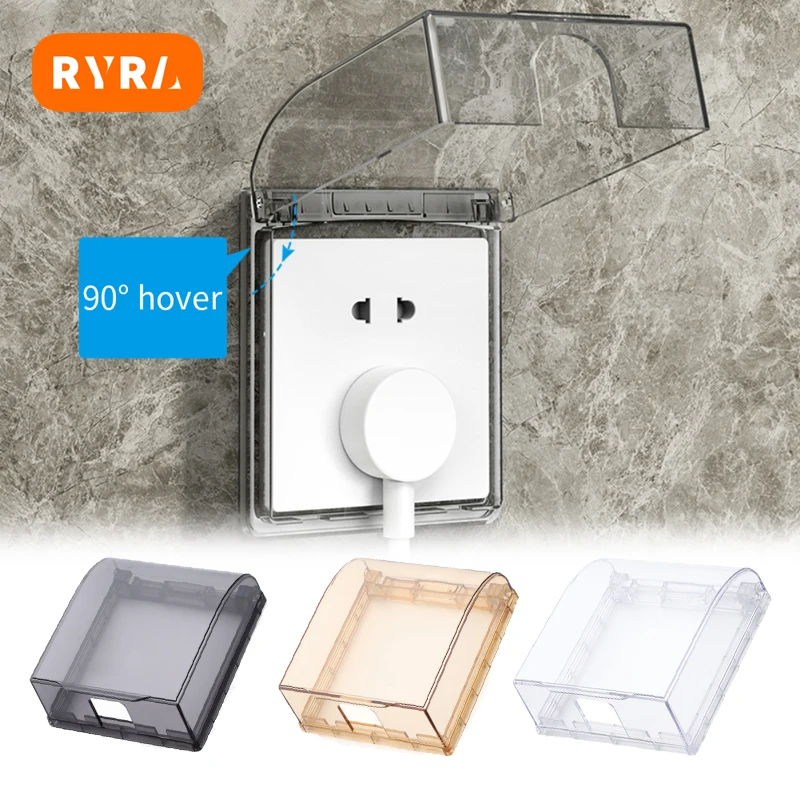 Kitchen-Organizer-86-Type-Wall-Socket-Waterproof-Box-Electric-Plug ...