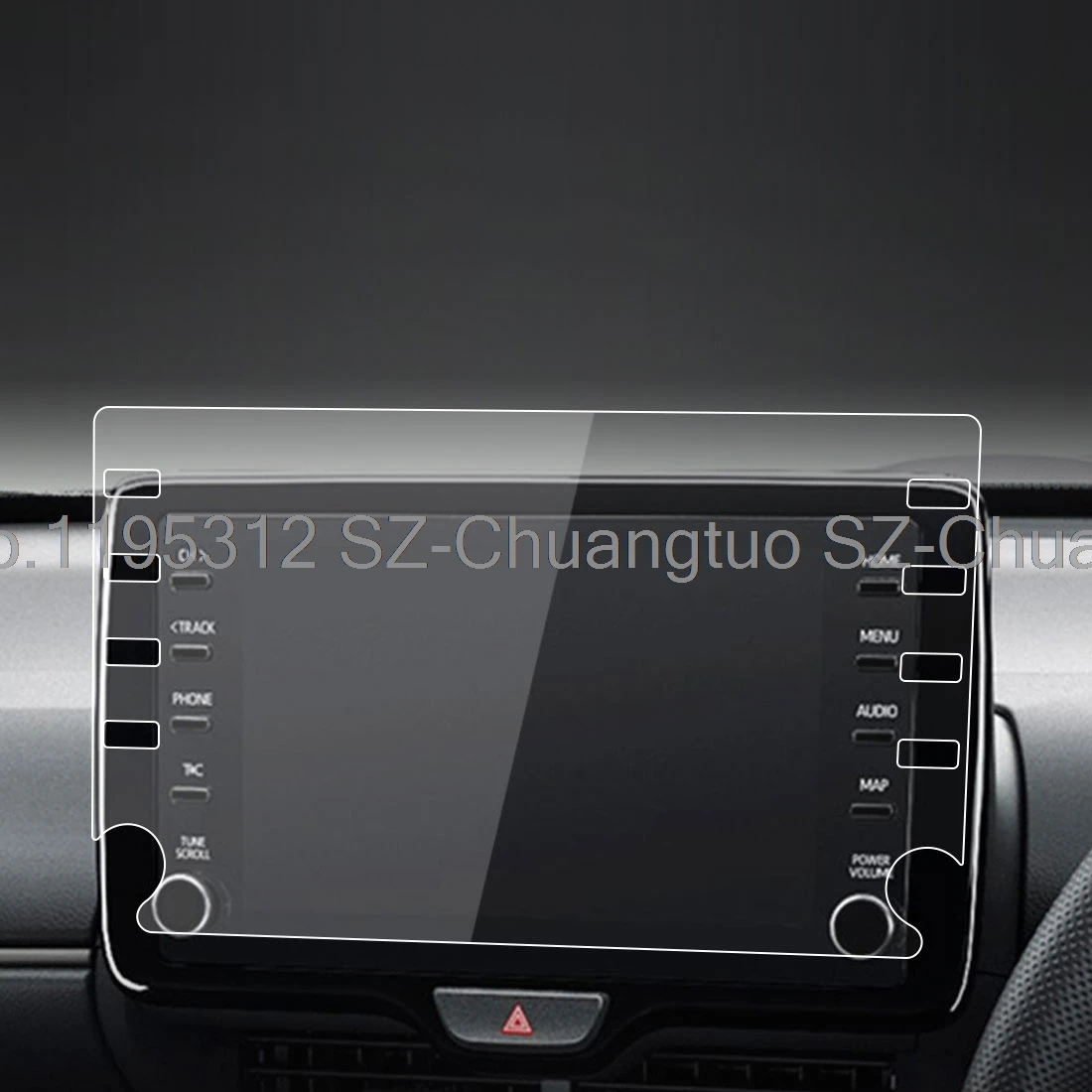 Tempered Glass Screen Protect Film For Toyota Yaris Cross 2020 2021 ...