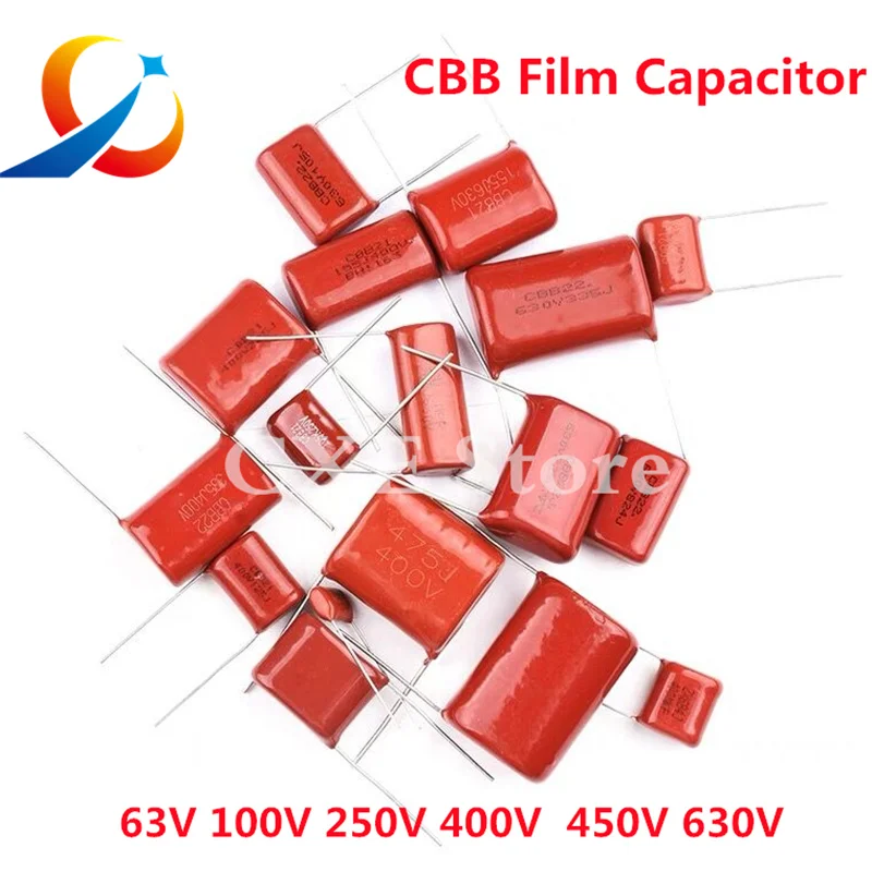 10PCS-CBB-Film-Capacitor-63V-100V-250V-400V-450V-630V-2000V-102J-103 ...