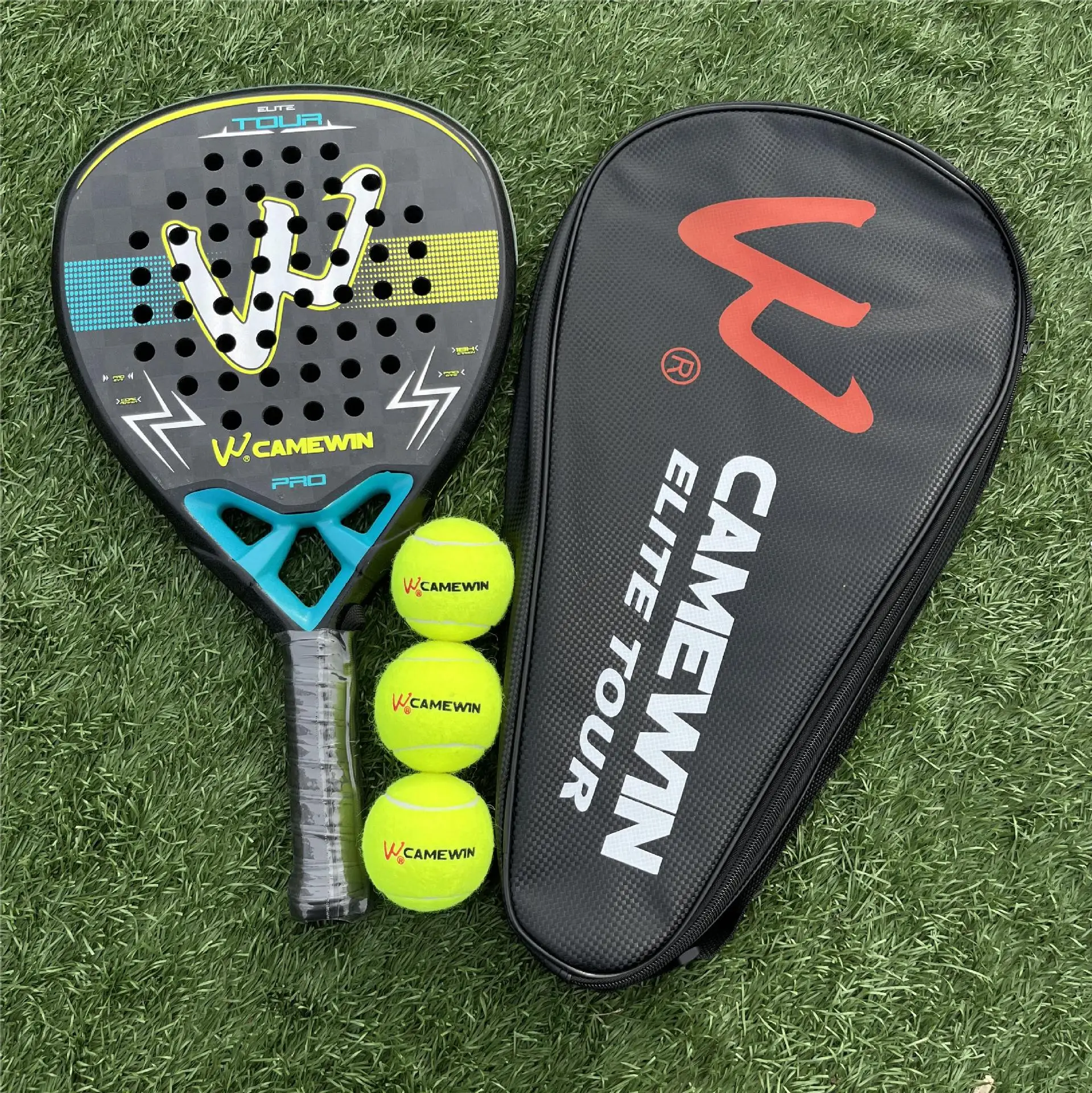 Padel-Racket-18K-3K-Carbon-Fiber-Surface-with-EVA-Memory-Flex-Foam-Core ...