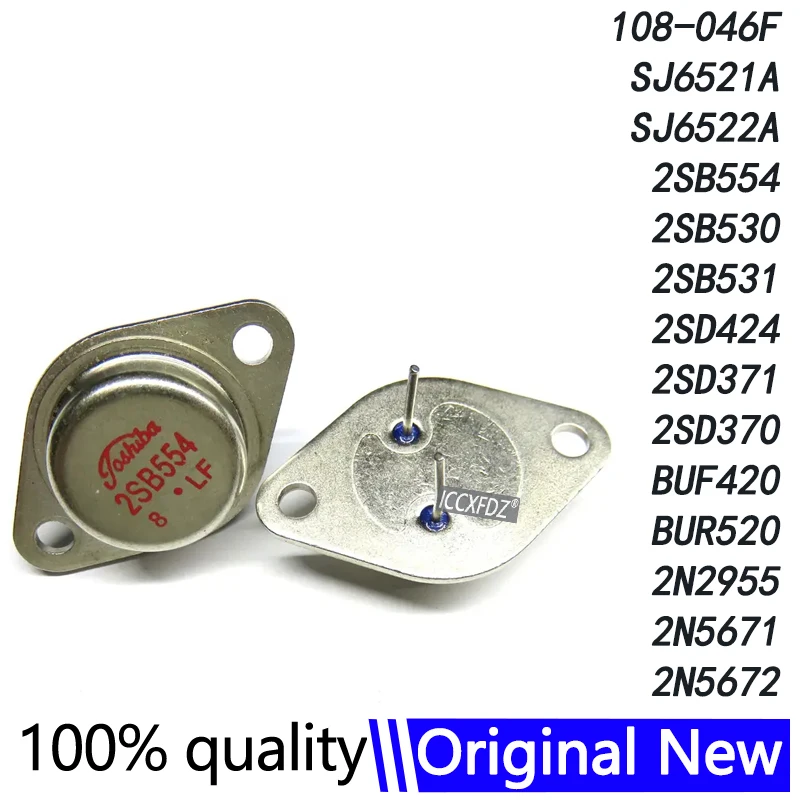 100-New-original-2SB531-530-TO-3-2SD370-371-2SB554-2SD424-SJ6521A-6522A ...