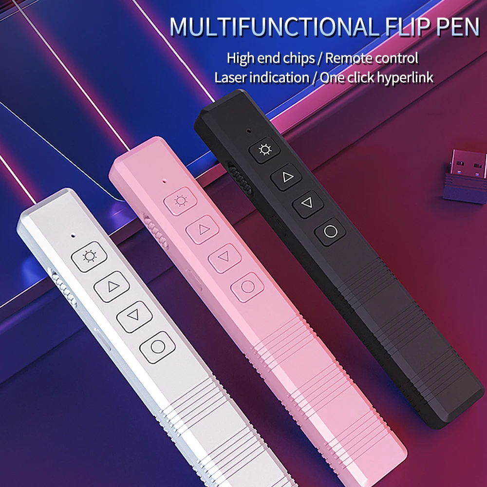 Wireless-Presenter-Multi-functional-PPT-Laser-Flip-Pen-Remote-Control ...