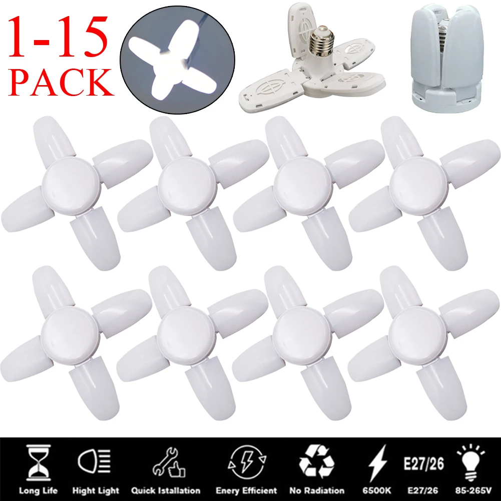 1-15PCS-LED-Ceiling-Light-Bright-Industrial-Lighting-Deformable ...