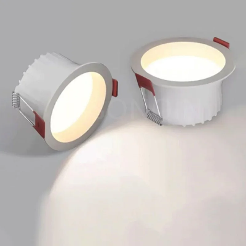 High CRI Deep Anti-glare Led Cob Downlight Narrow Embedded Ultra-thin ...