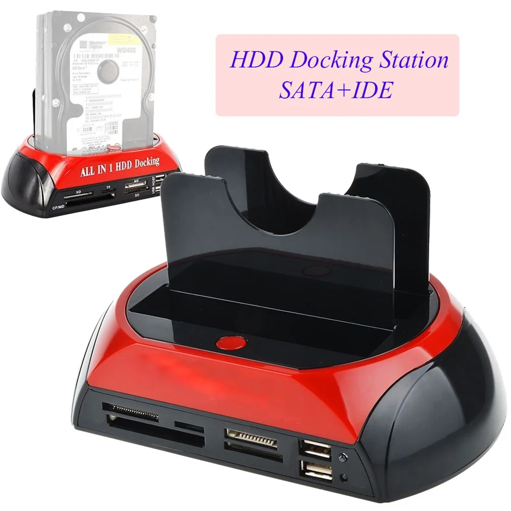 HDD-Docking-Station-IDE-Dual-USB-Clone-Hard-Drive-Multi-Function-Reader ...