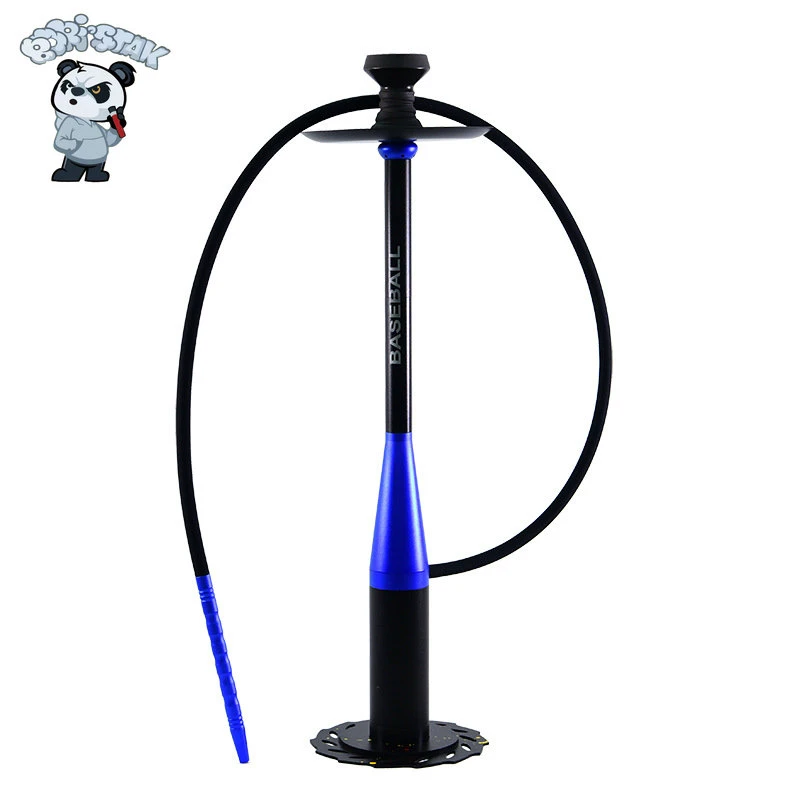 Boristak Arab Hookah Set Metal Shisha Pot Single Tube Alloy Middle Pole ...