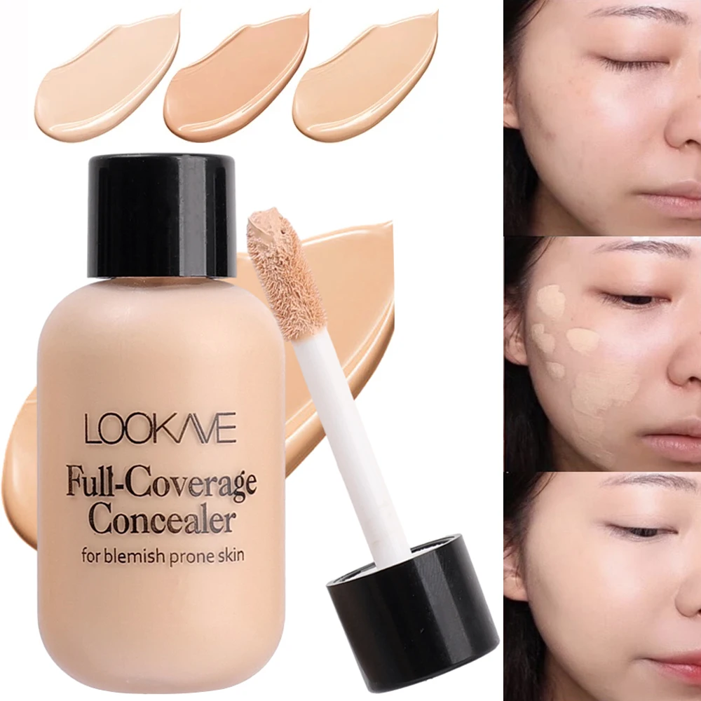 Crema-de-base-correctora-l-quida-cobertura-de-textura-acn-marcas-ojeras-maquillaje-facial ...