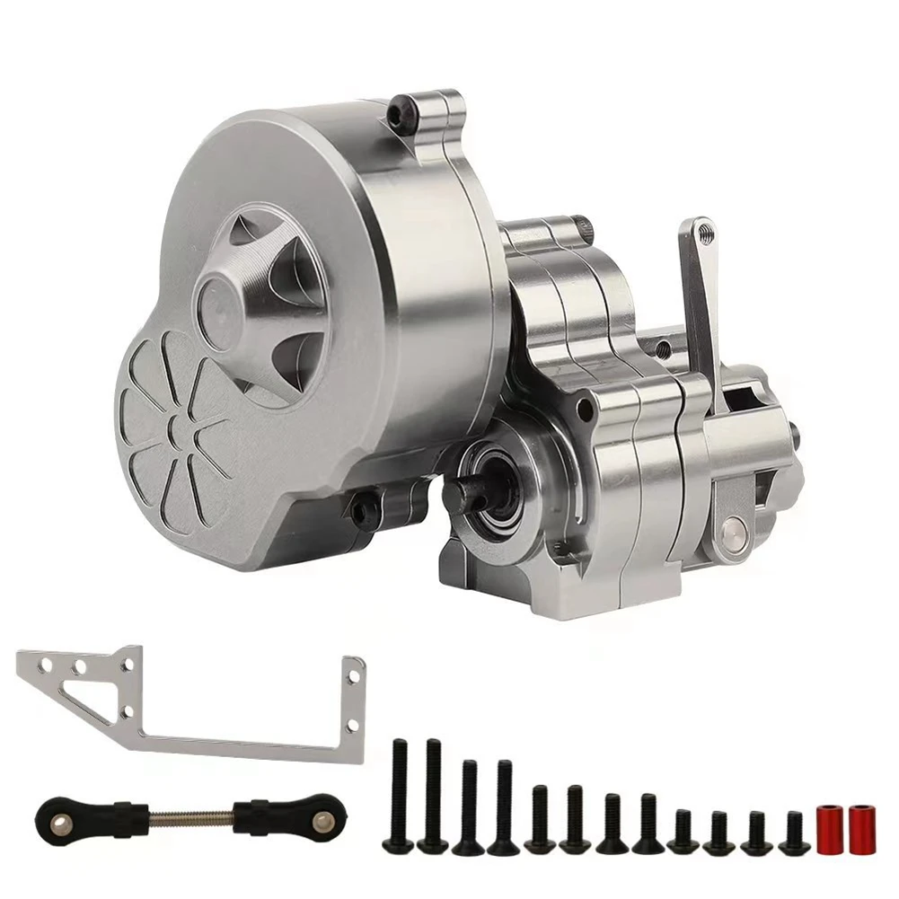 Metal Complete Gearbox Transmission Box with Dig Gear 1 Speed for 1/10 ...