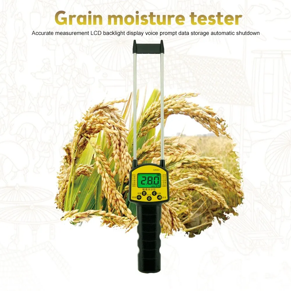 AR991-Digital-Grain-Moisture-Meter-Corn-Rice-Wheat-Moisture-Measuring ...