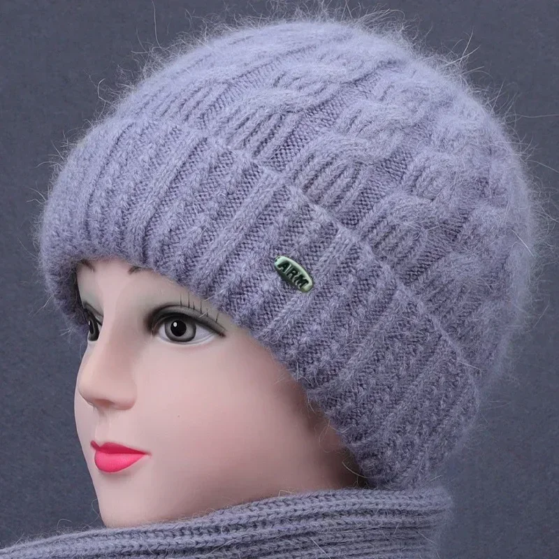 Knitted-Wool-Hat-Winter-Keep-Warm-Ear-Protection-Thickened-Outdoor ...