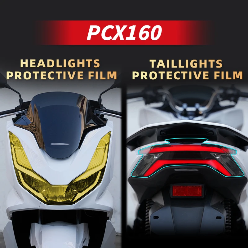 Use-For-HONDA-PCX-160-A-Set-Of-Headlight-And-Taillight-Transparent ...