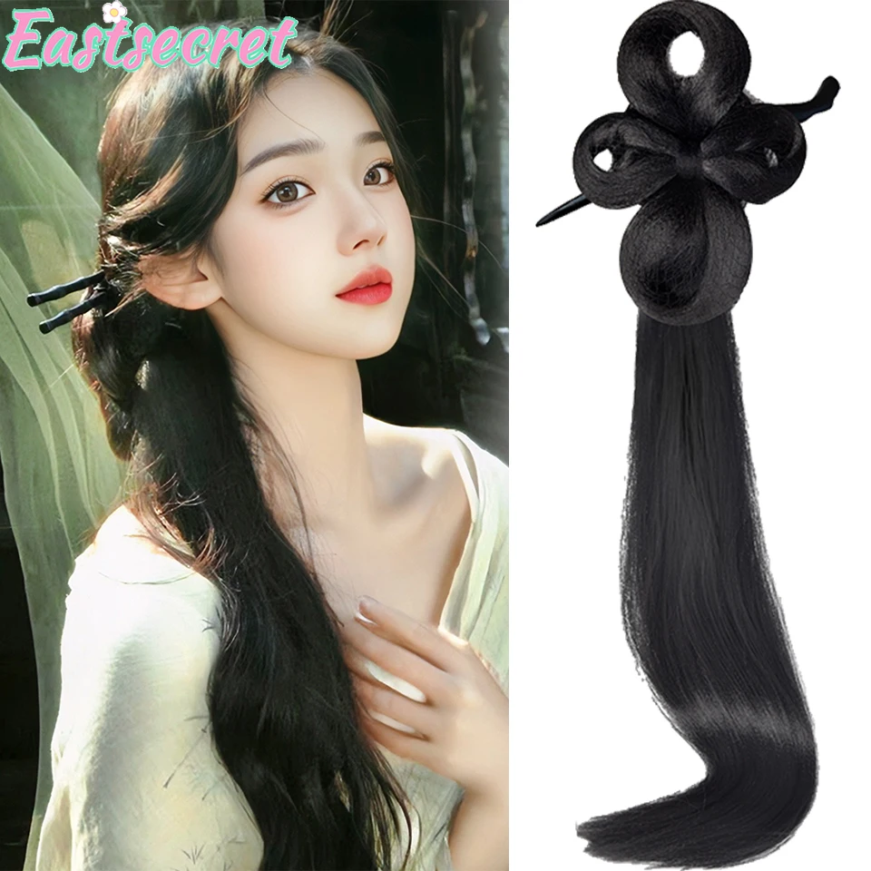 EAST Wig And Ponytail Women's New Chinese Hanfu Ancient Style Wig ...