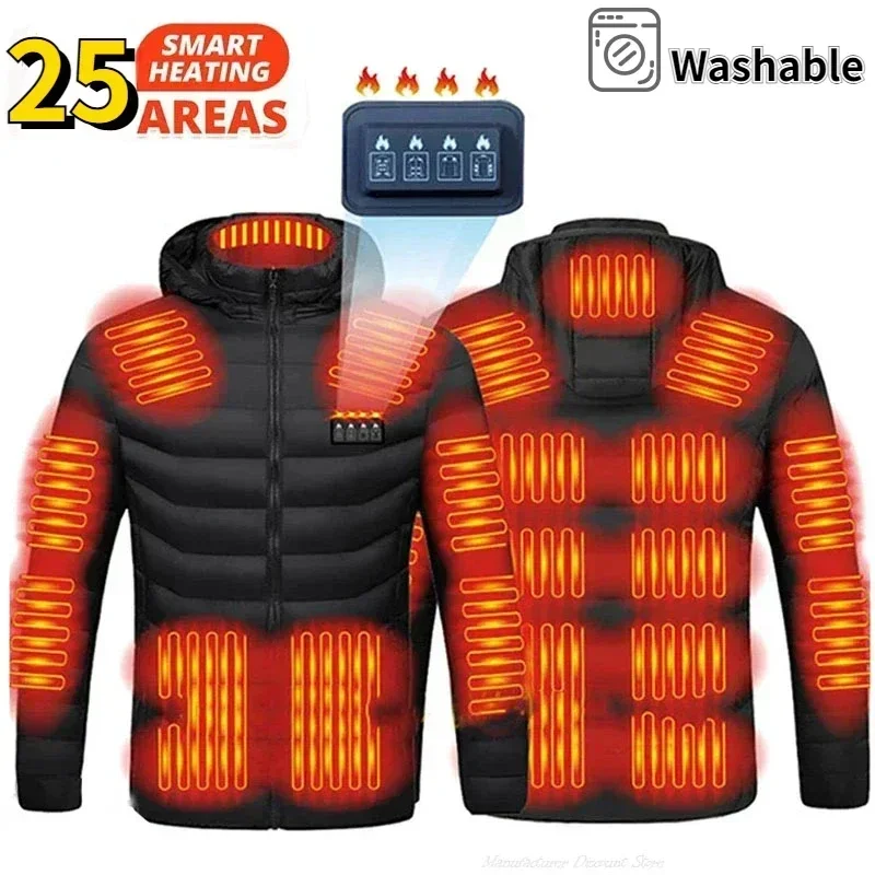 25-21areas-Heated-Jacket-Men-Women-Winter-Usb-Electric-Heating-Parka ...