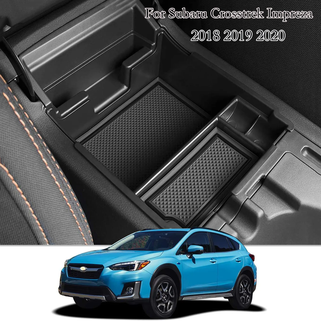 Caja-de-almacenamiento-para-Subaru-Impreza-Crosstrek-2018-2021-2022 ...