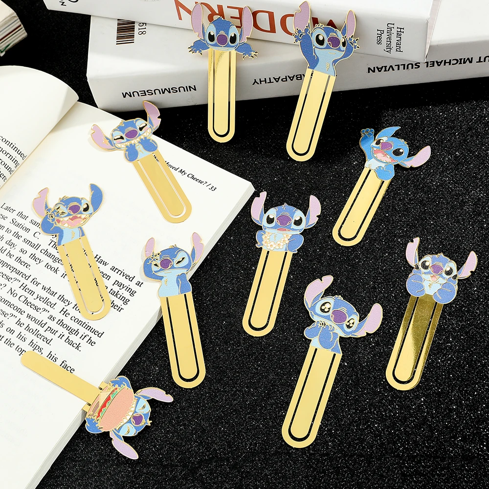 Marque-pages-en-m-tal-Stitch-pour-tudiants-dessin-anim-Disney-mignon ...