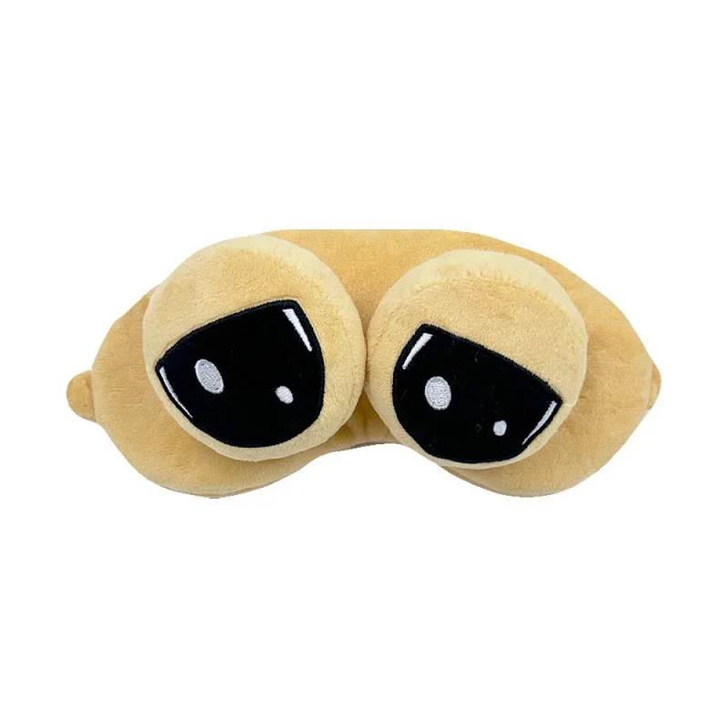 Pou-Cartoon-And-Anime-Characters-Alien-Plush-Comfortable-Eye-Mask-Dual ...