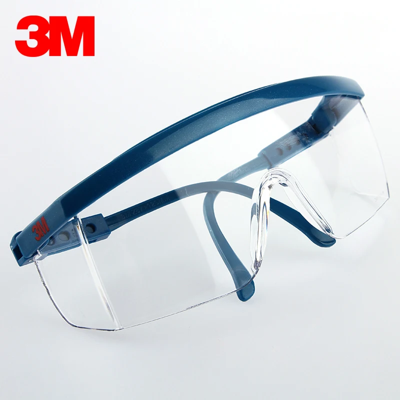 3M-1711-Safety-Glasses-Transparent-Goggles-Anti-Wind-Sand-and-Dust ...